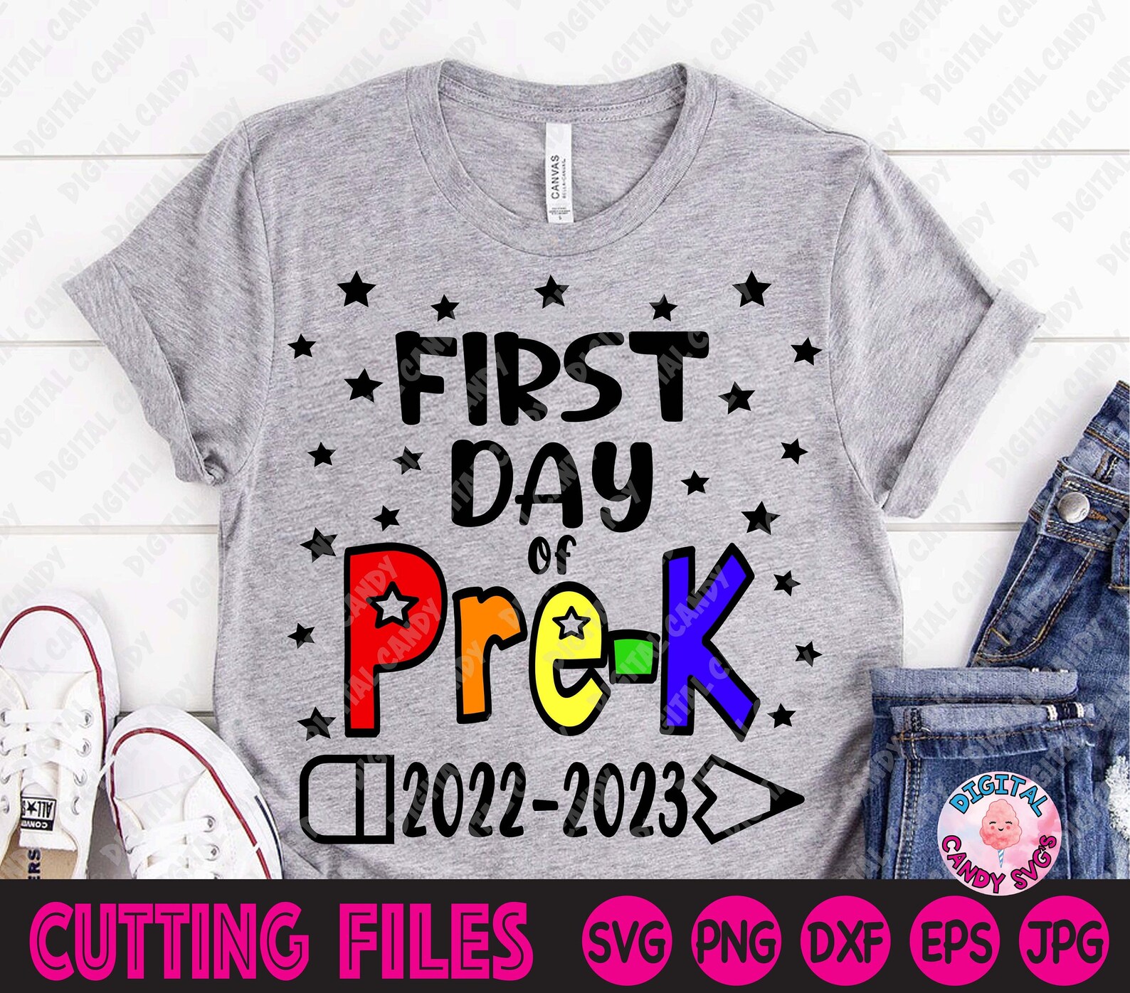 First Day of Pre-k First Day of School Svg Pre-k Svg Svg - Etsy