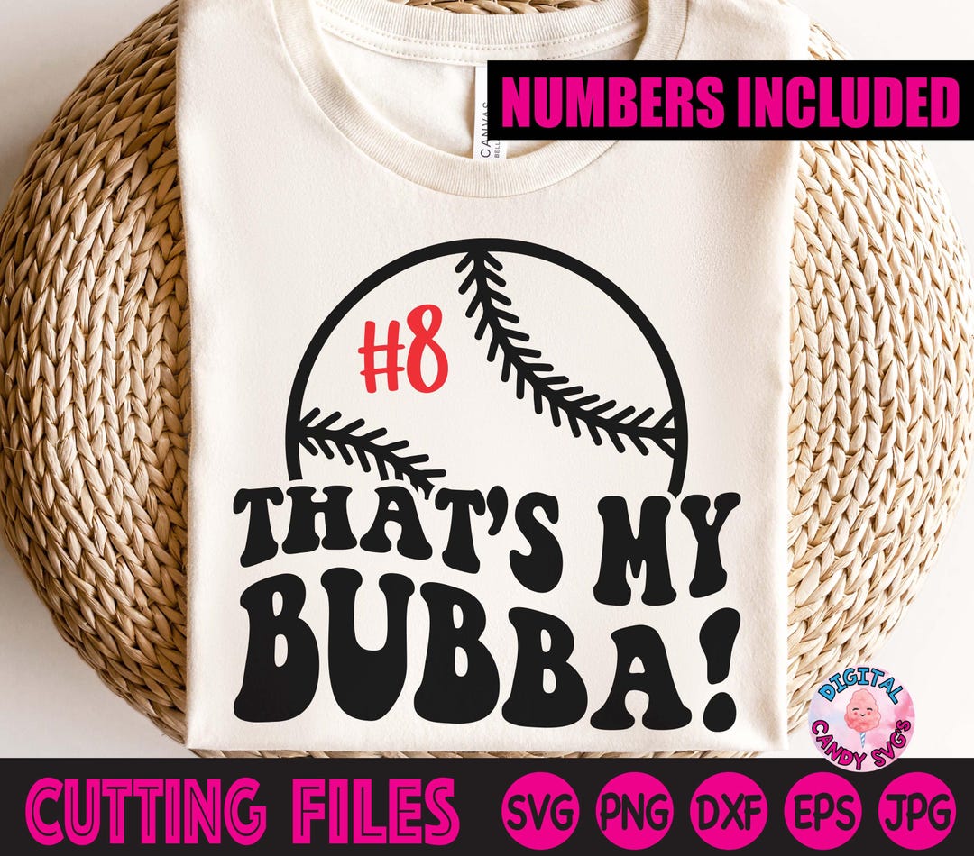 That's My Bubba Svg Png, Baseball Sister Svg Png, Baseball Svg Png ...