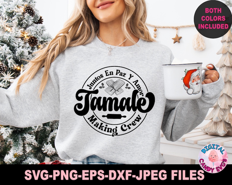 Feliz Navidad Svg, Tamale Making Crew Svg, Tamales Svg, Merry Christmas ...