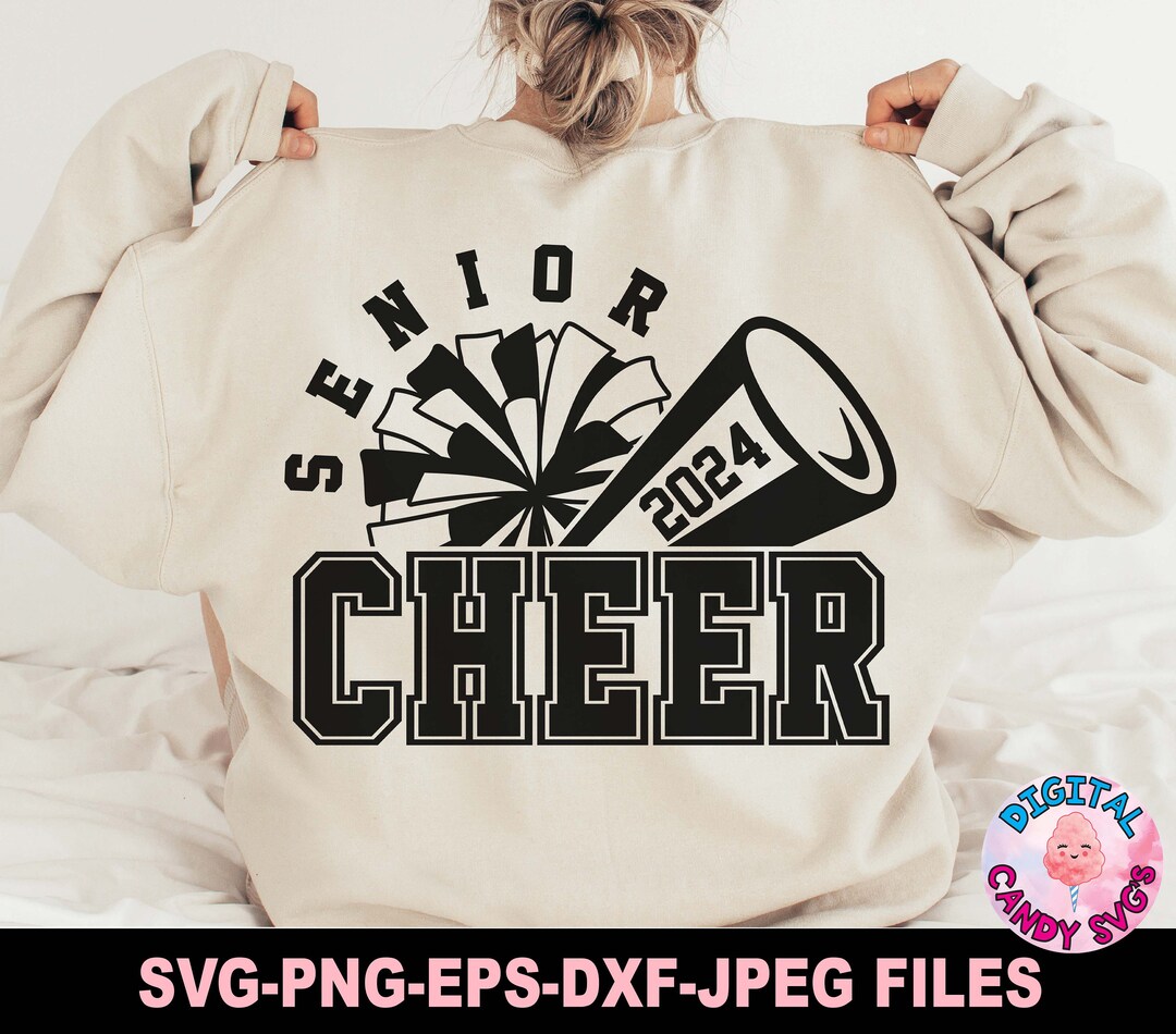 Cheer Senior Svg, Senior 2024 Svg, Senior Svg, Graduate Svg, Graduation ...