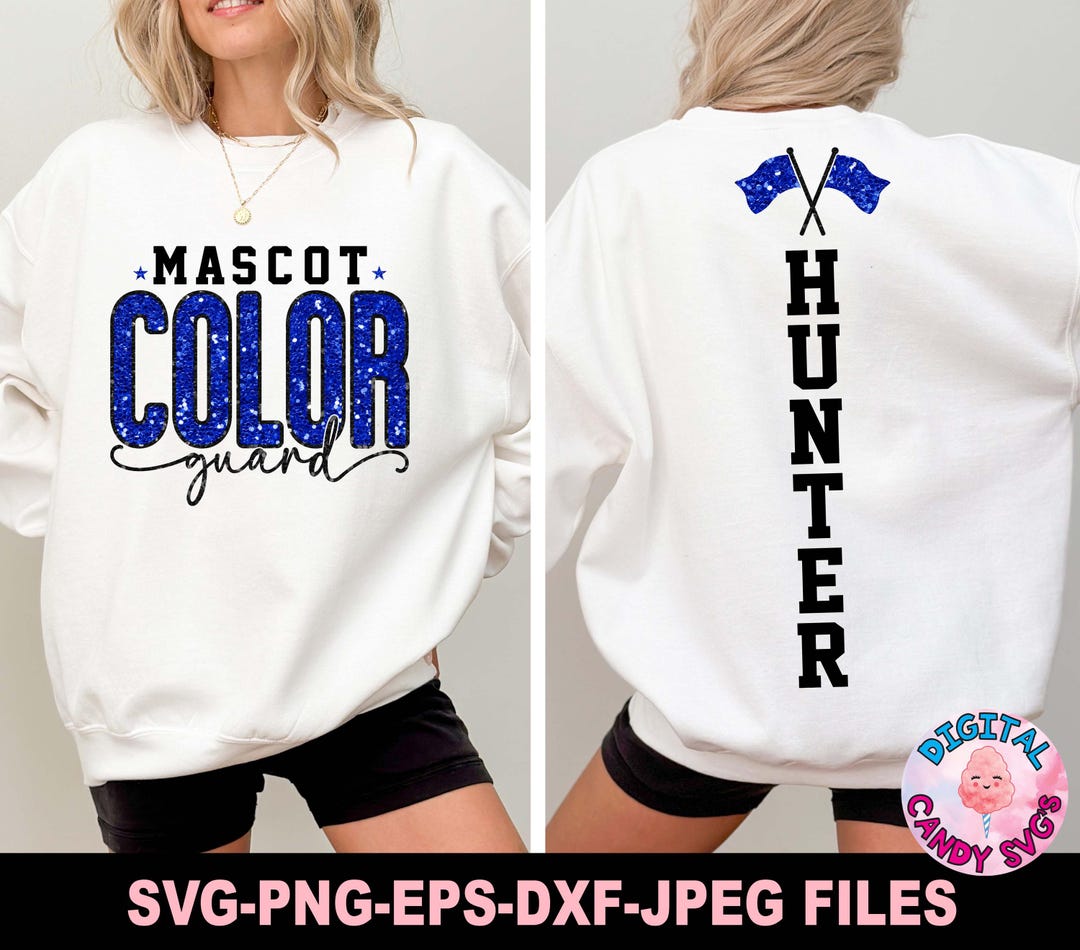 Color Guard Svg Png, Color Guard Team Template Svg, Svg for Cricut ...