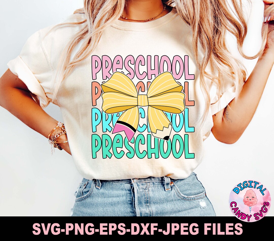 Preschool Svg Png, Back to School Svg, First Day of School Svg, Svg ...