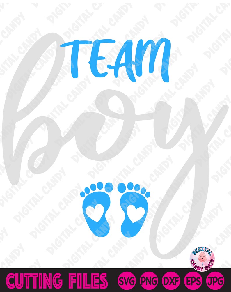 Team Girl Svg Team Boy Svg Gender Reveal Svg Boy or Girls - Etsy