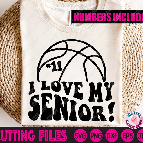 I Love My Senior Svg - Etsy