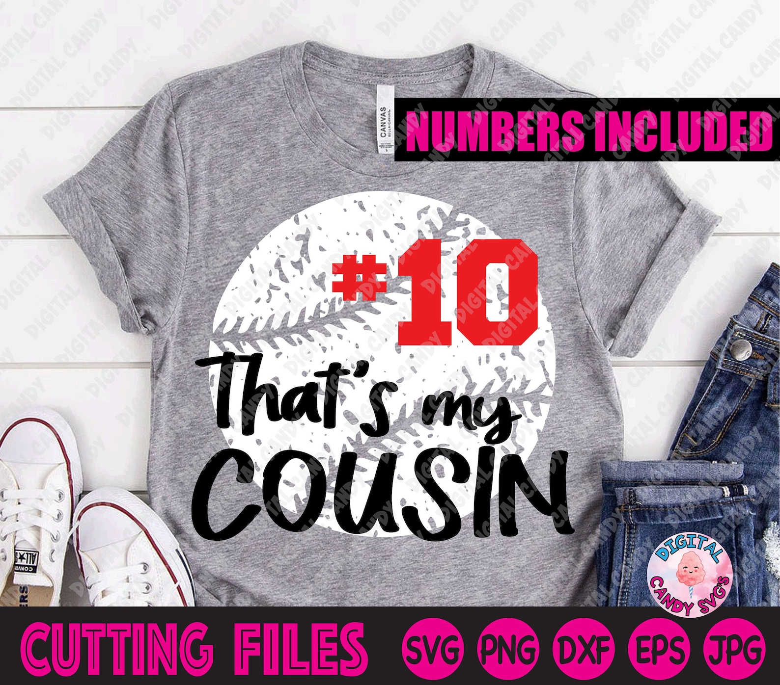 Baseball Svg, Baseball Cousin Svg, Baseball Aunt Svg, That's My Cousin ...