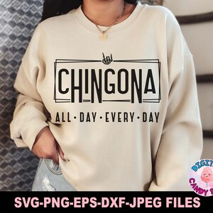 Latina Svg, Chingona Svg, Chingona Vibes Svg, Chingona Mom's Club Svg ...