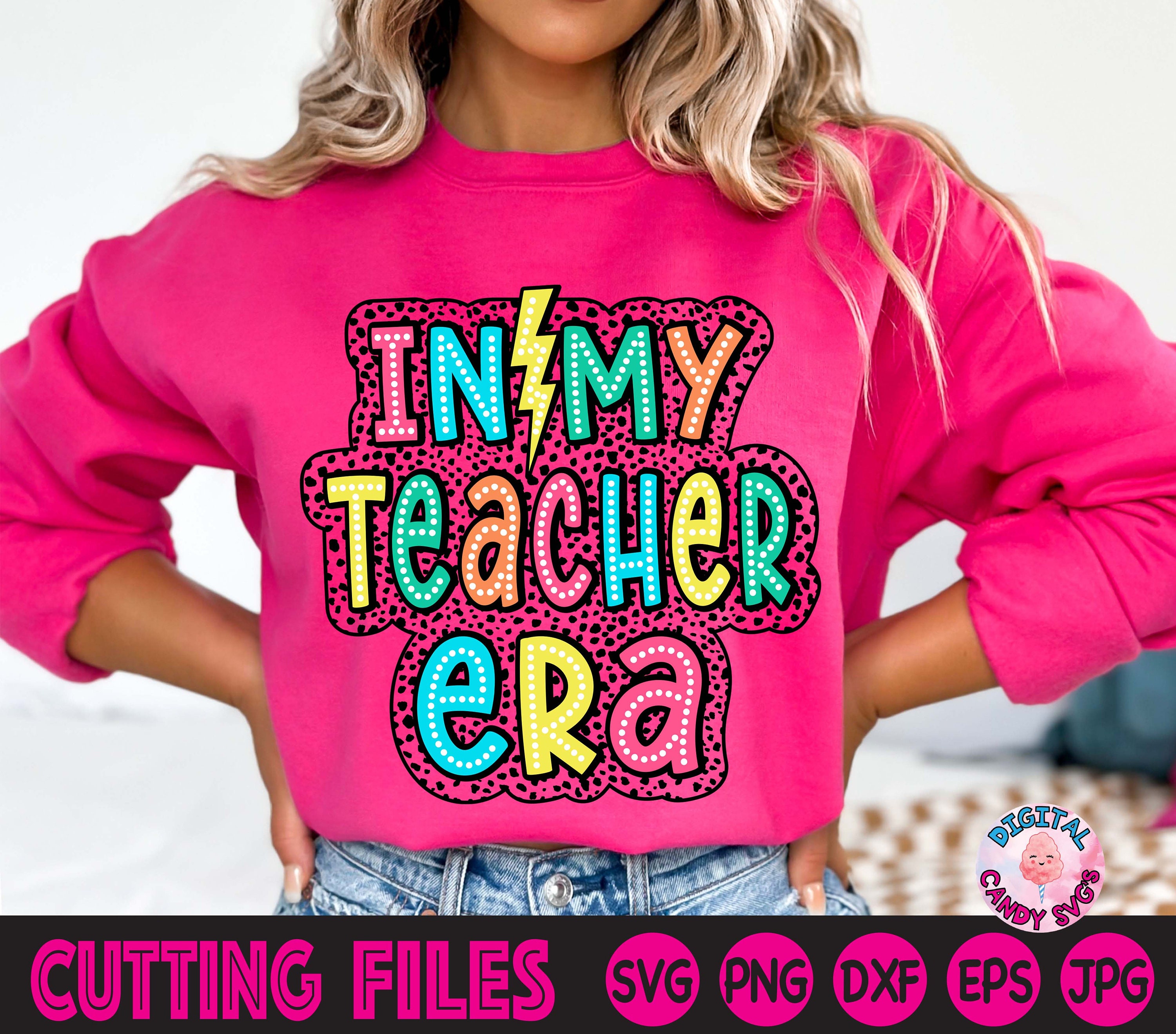 In My Teacher Era Svg Png, Teacher Svg Png, in My Back to School Era ...