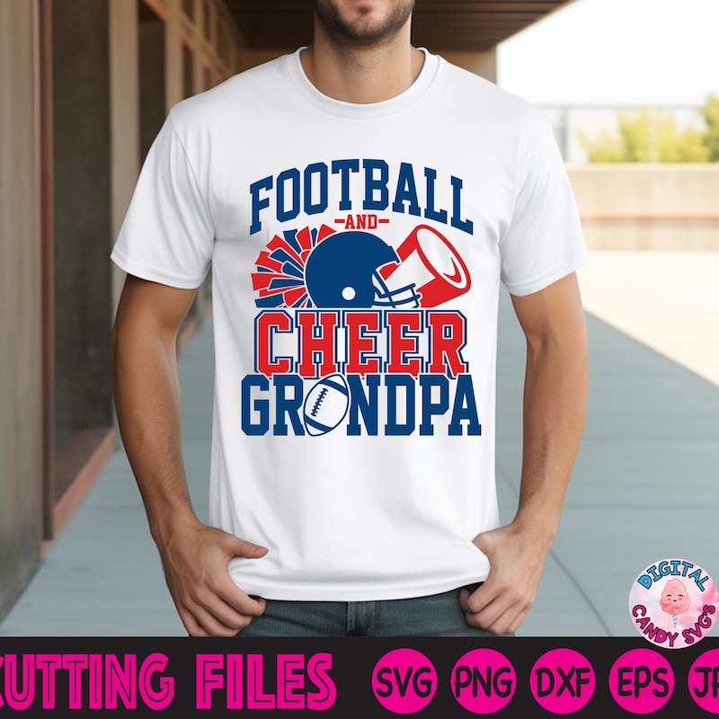 Football and Cheer Svg - Etsy