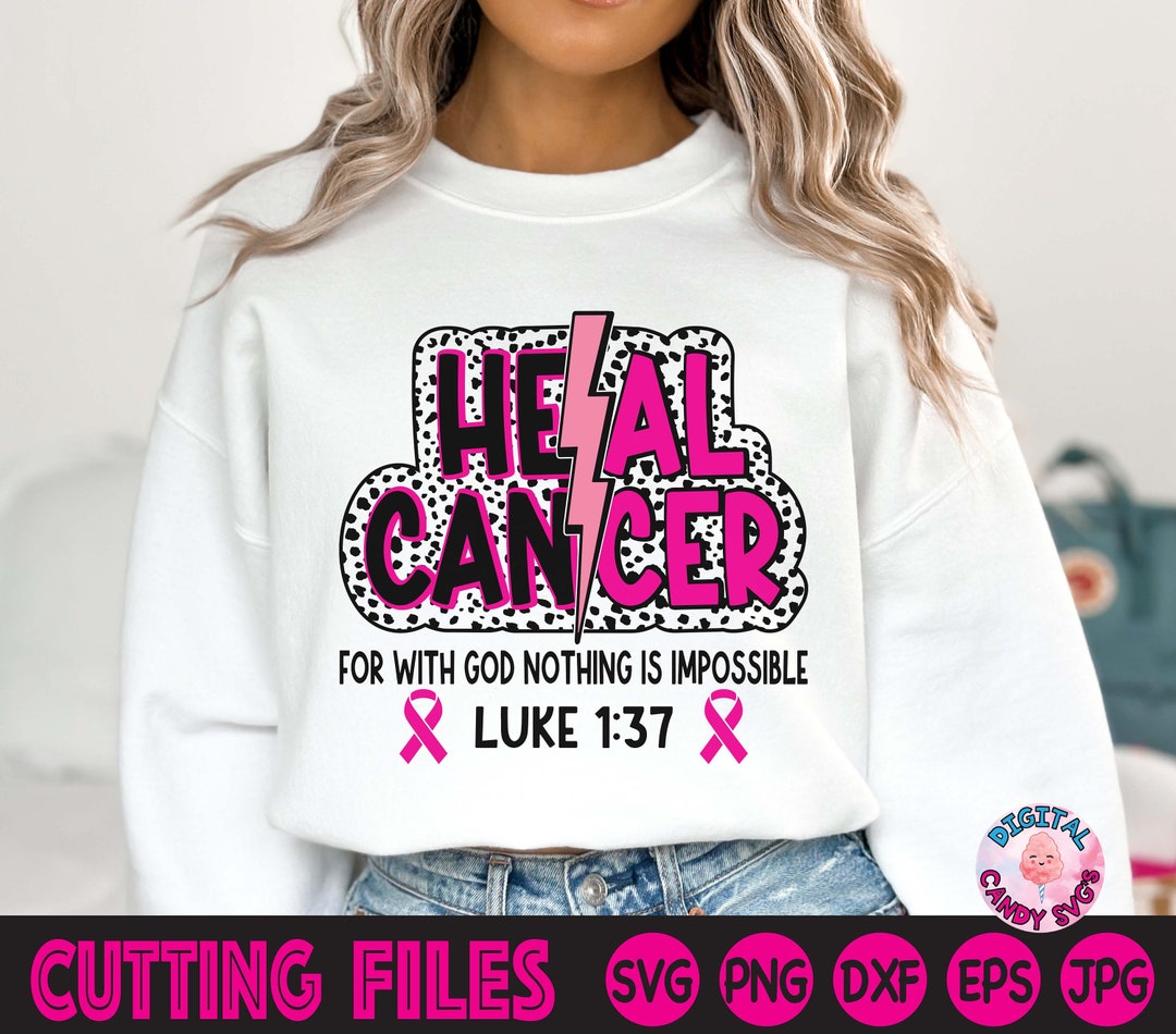 Heal Cancer Svg Png, Breast Cancer Warrior Svg Png, Christian Svg Png ...