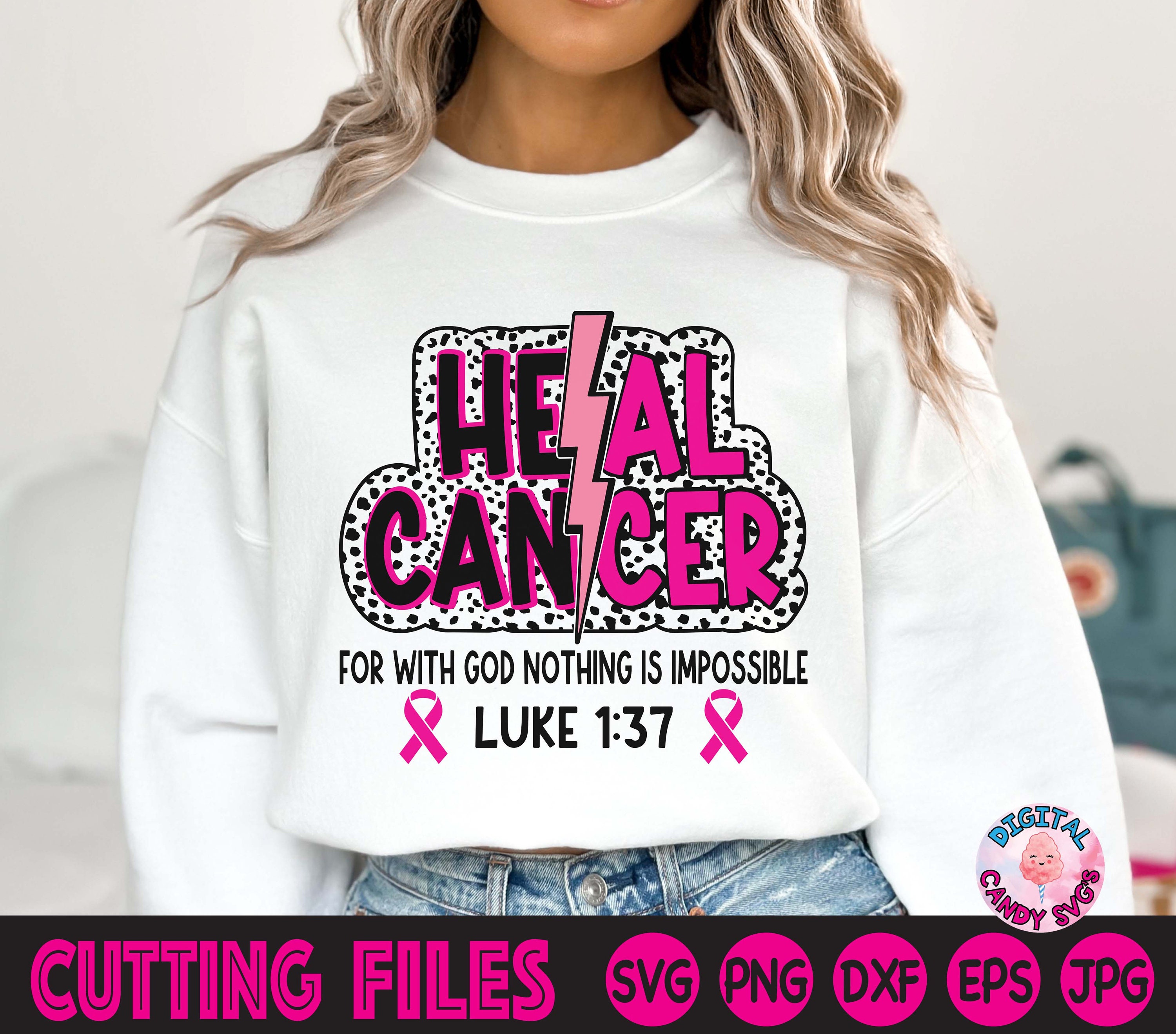 Heal Cancer Svg Png, Breast Cancer Warrior Svg Png, Christian Svg Png ...