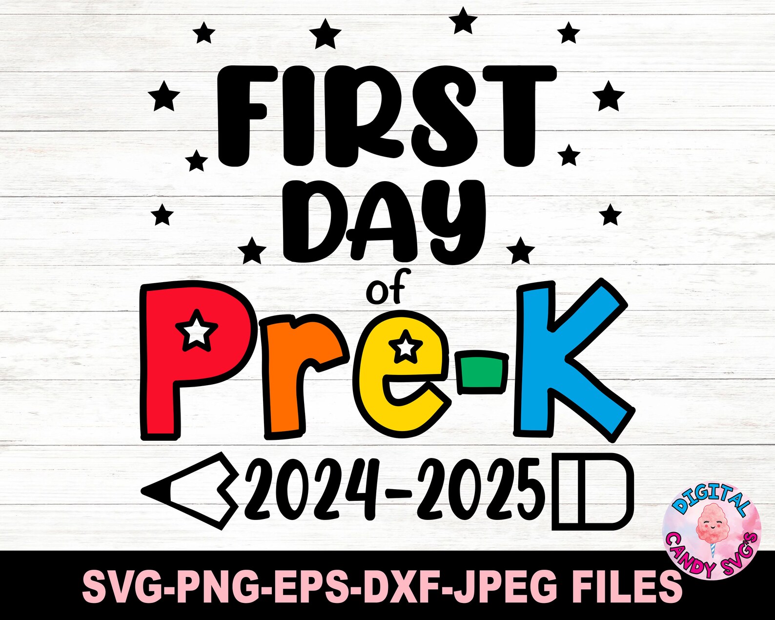 First Day of Pre-k, First Day of School Svg, Pre-k Svg, Svg Files for ...