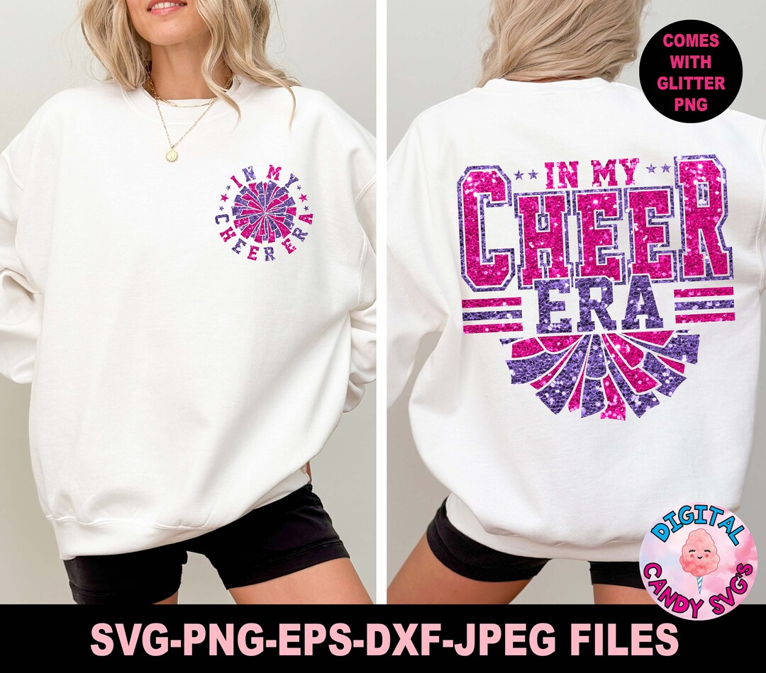 In My Cheer Era Svg Png, Cheer Svg Png, Cheerleading Svg, Cheerleader ...
