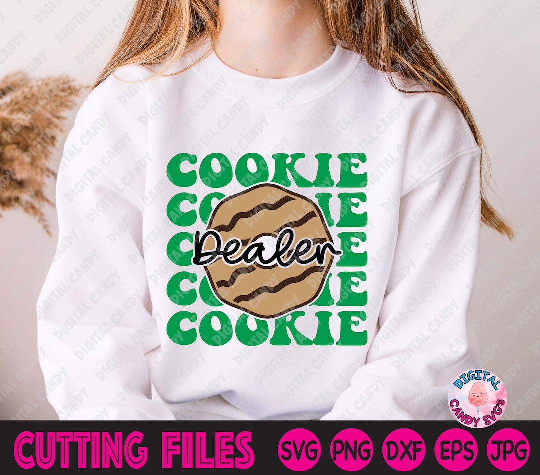 Cookie Dealer Svg Girl Scouts Svg Girl Scout Troop Svg Cookie Crew