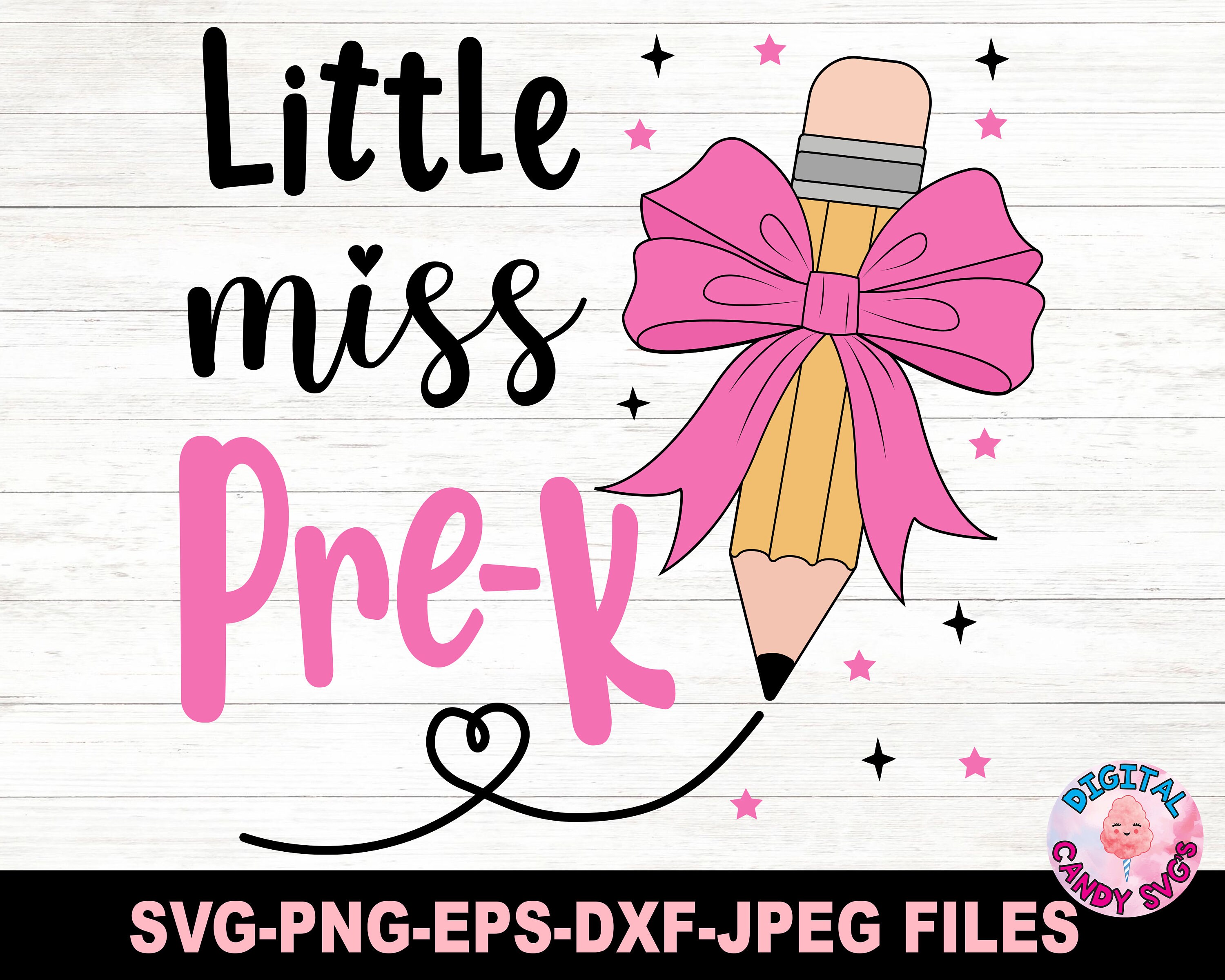 Little Miss Pre-k Svg Png, Pre-k Svg Png, Back to School Svg Png ...
