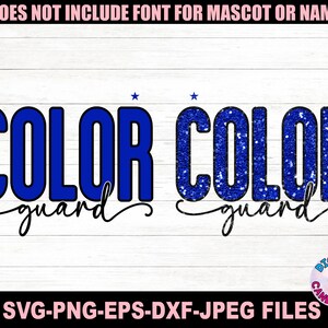 Color Guard Svg Png, Color Guard Team Template Svg, Svg for Cricut ...