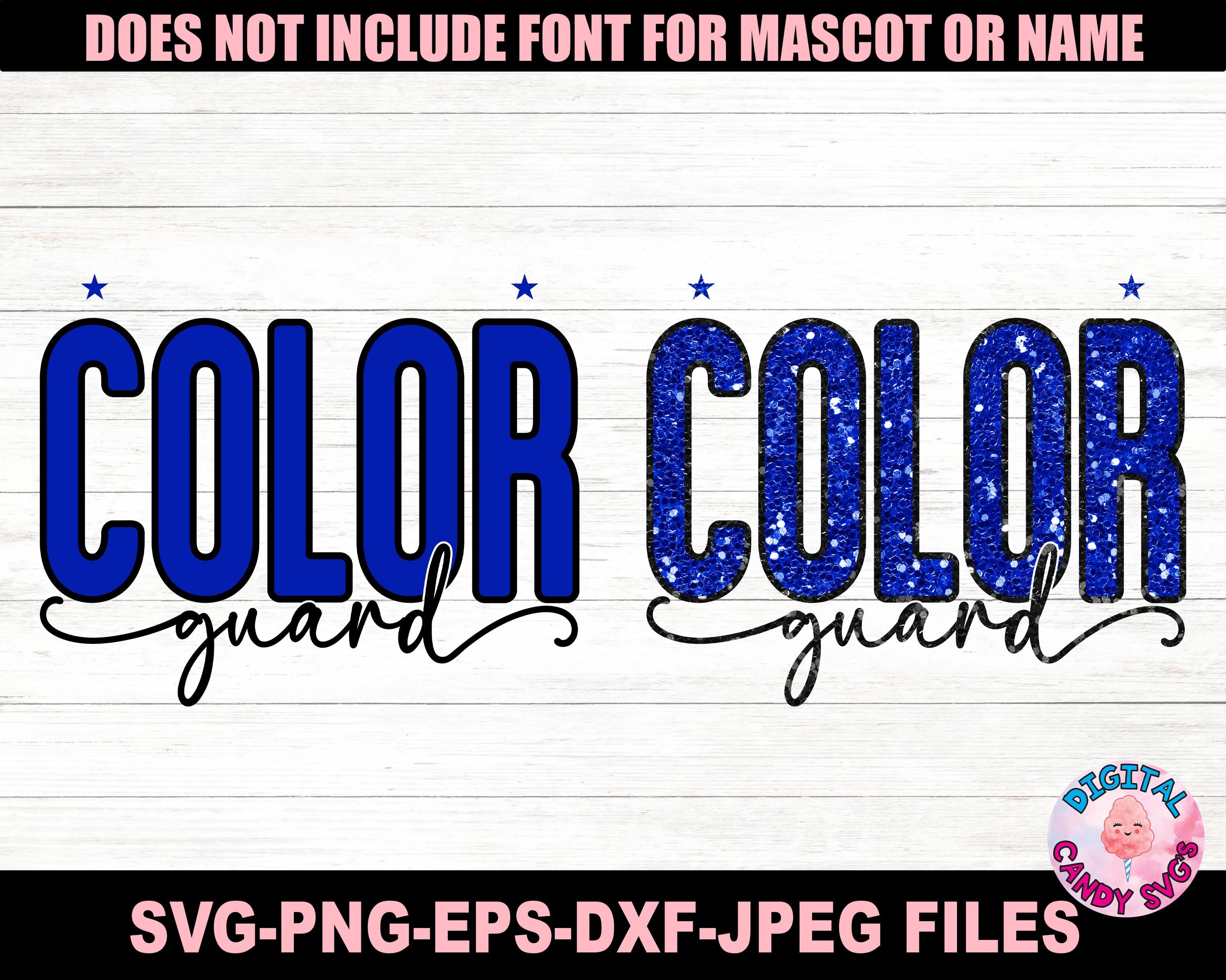 Color Guard Svg Png, Color Guard Team Template Svg, Svg for Cricut ...