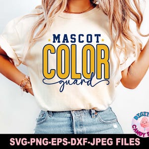 Color Guard Svg Png, Color Guard Team Template Svg, Svg for Cricut ...