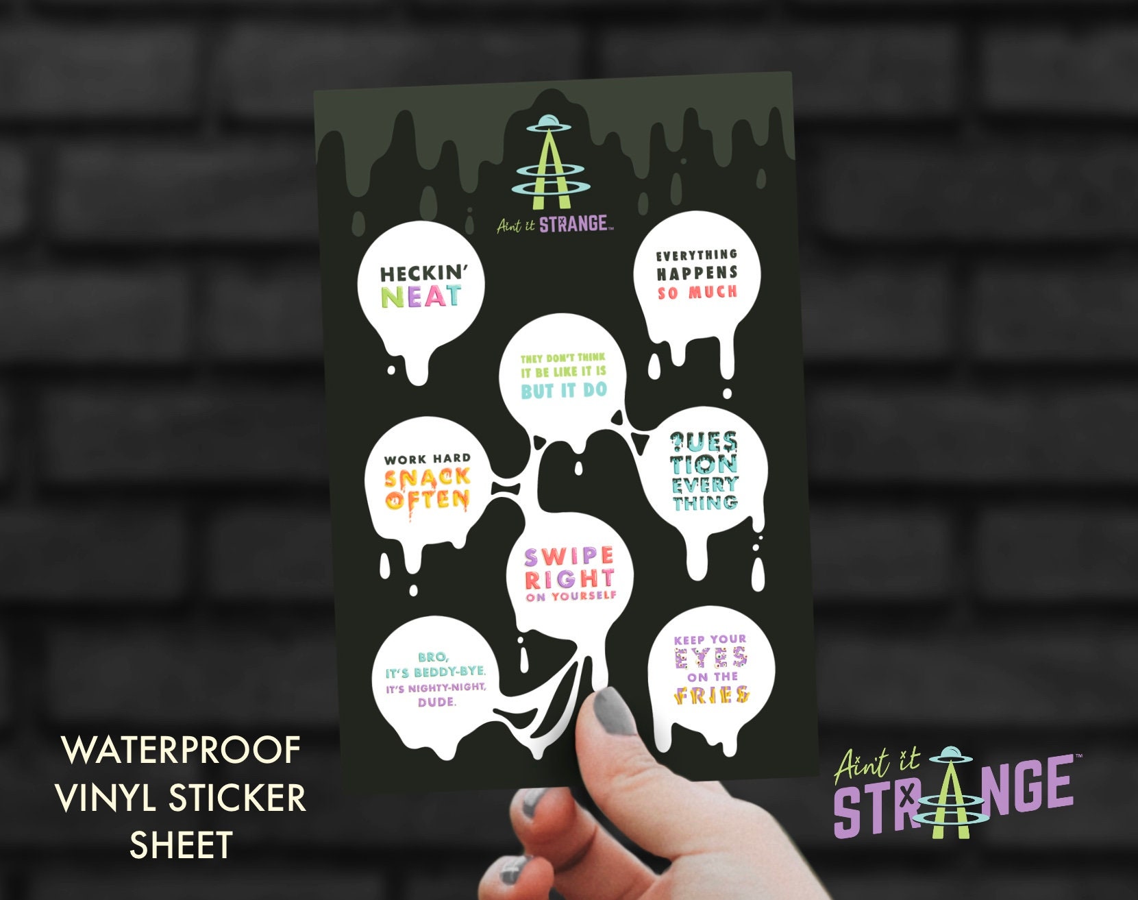 Waterproof Vinyl Decal Sticker Sheet Laptop Stickers Phone - Etsy Uk