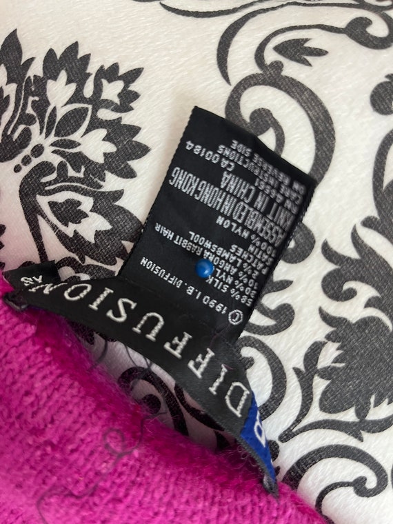 1990s IB Diffusion beaded off shoulder sweater fabulo… - Gem