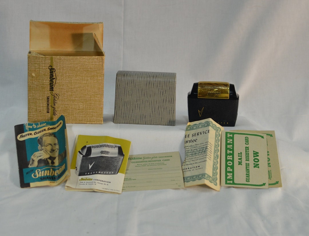Sunbeam Golden Glide Model G Electric Shaver - Etsy