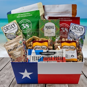 Snacks From Texas Gift Basket, Texas Gift Basket, Texas Gift Boxes ...