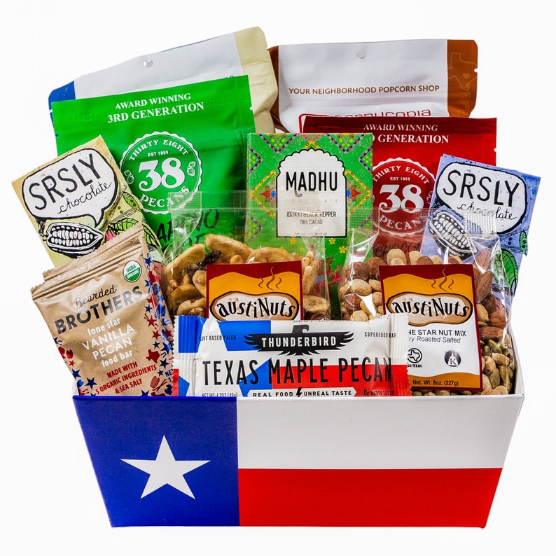 Snacks From Texas Gift Basket, Texas Gift Basket, Texas Gift Boxes ...