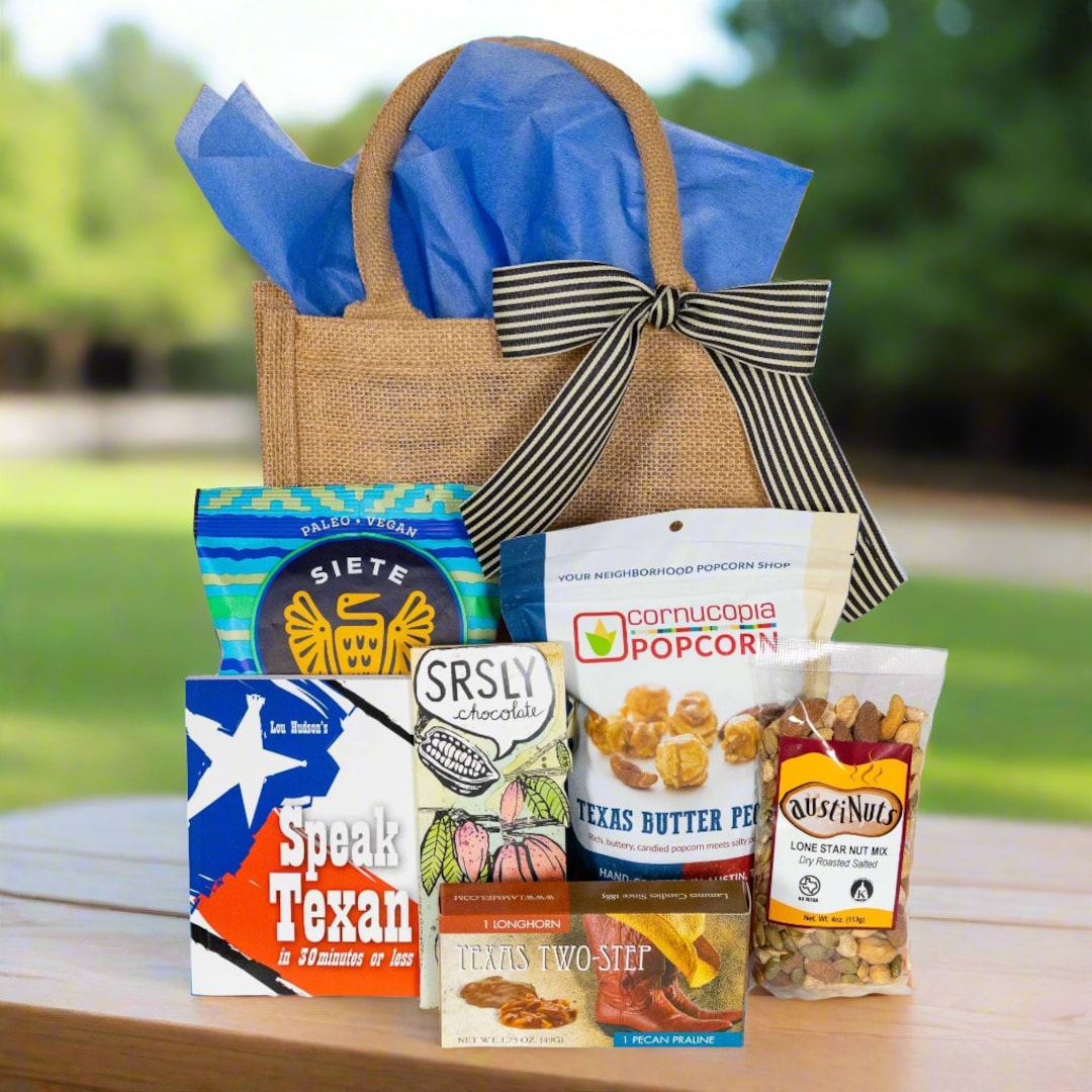 Texas Gift Baskets, Texas Gift Boxes, Texas Foods Gift Bag, Texas Gift ...
