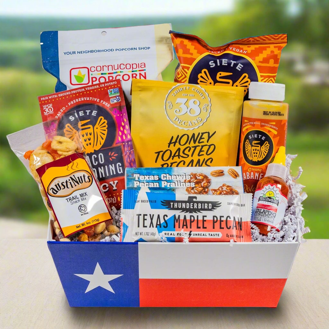 Texas Gift Basket,texas Gift Boxes,texas Food Gift Baskets,austin Gift ...