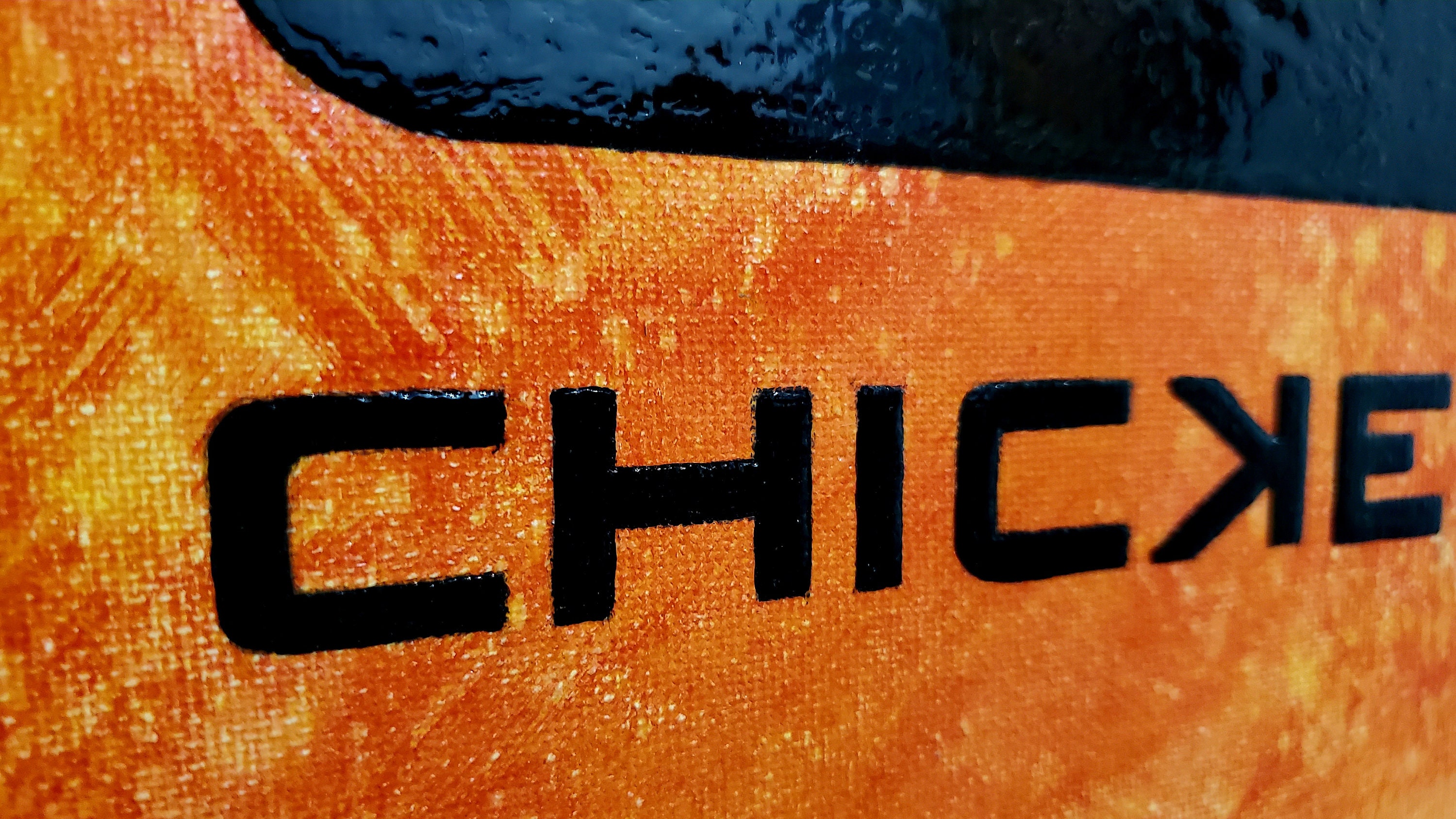 Chickenfoot-original Acrylic Painting on Canvas 16x20 Framed - Etsy