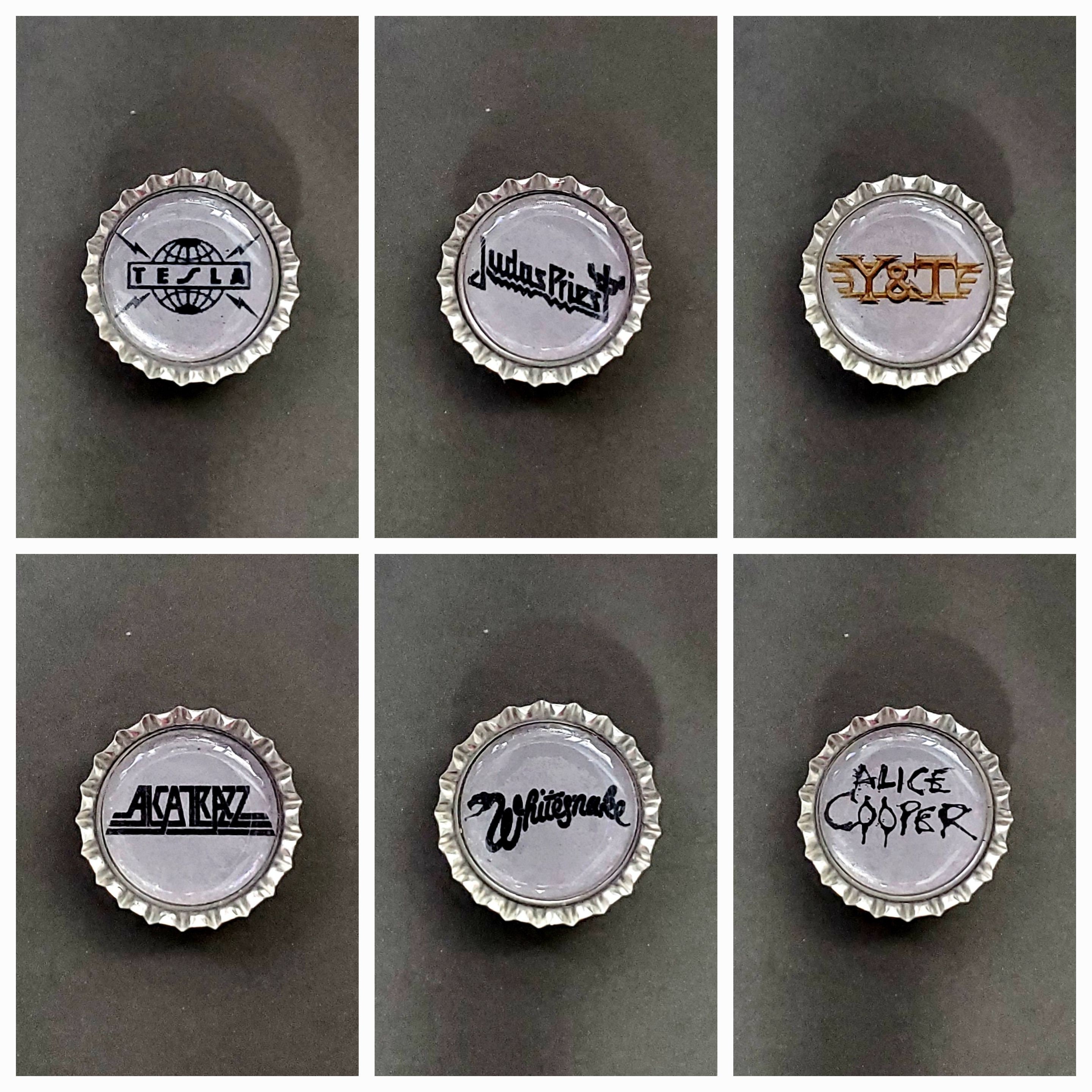 ROCK BAND MAGNETS. Customize Your Own 4-pack. 80's Rock, Classic Rock ...