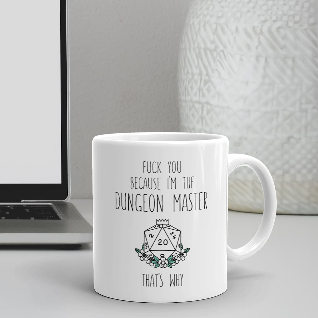 Dungeon Master - Game Master - Dungeons and Dragons - Mug - Dnd Mug ...