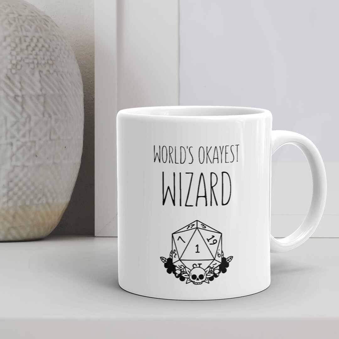 Wizard Dungeons and Dragons Wizard Mug Wizard Dnd Gift Wizard Miniature ...