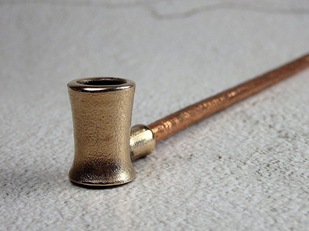 Mini Poker Smoking Pipe, Original Freehand Desktop Pipe With Long ...