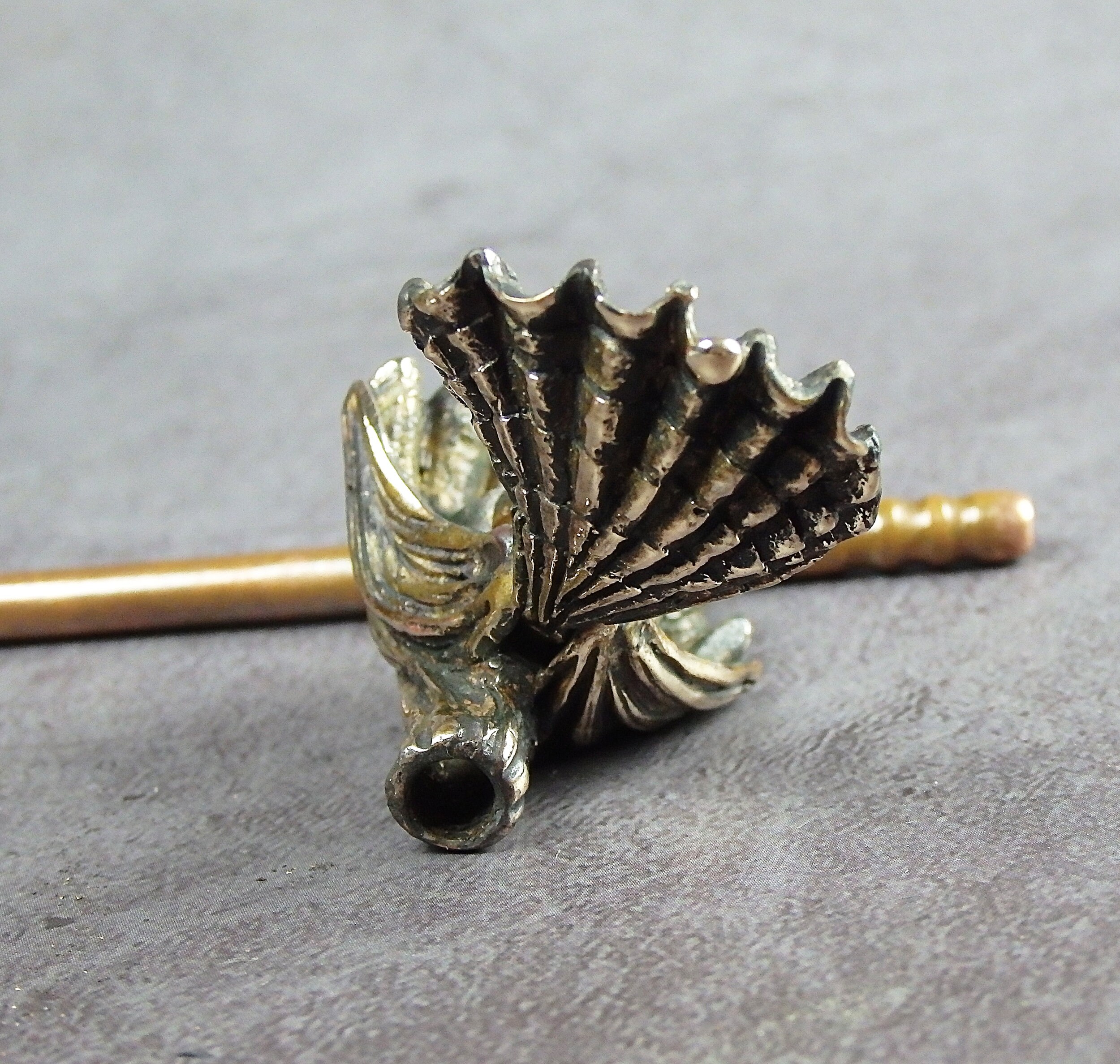 Scallop smoking pipe with lid creative hand made smoking set | Etsy