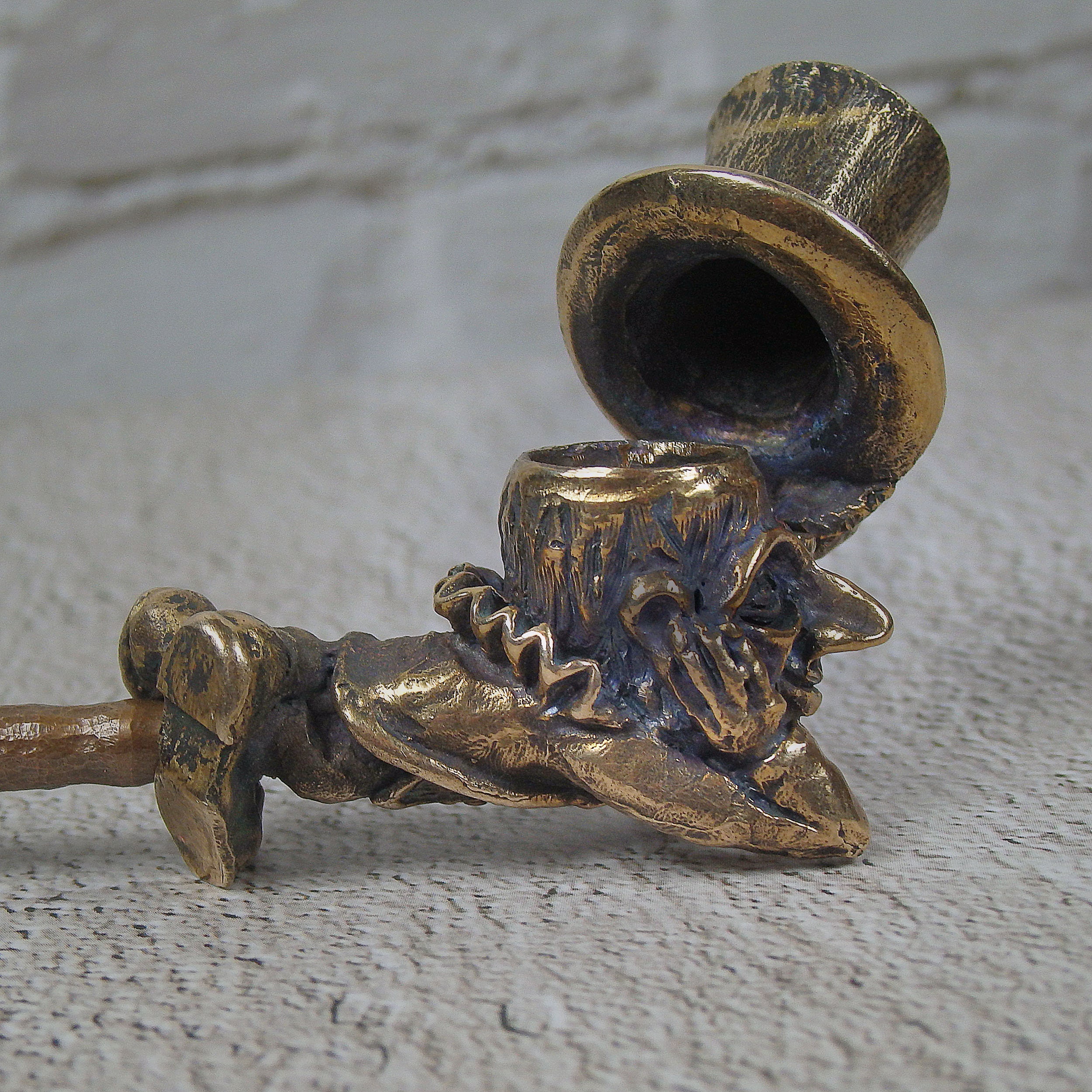 Leprechaun smoking pipe with lid creative hand made smoking | Etsy