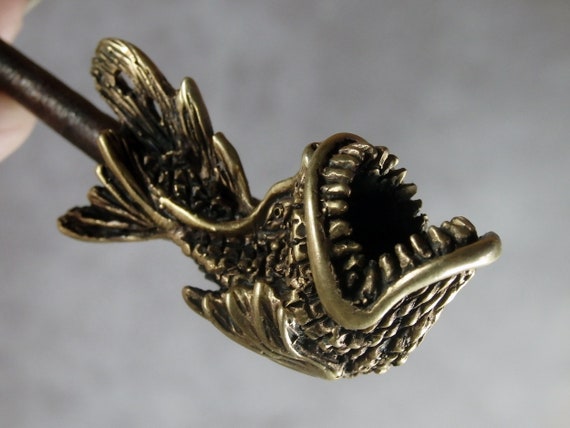 Fish Smoking Pipe Original Hand Made Smoking Set Custom | Etsy