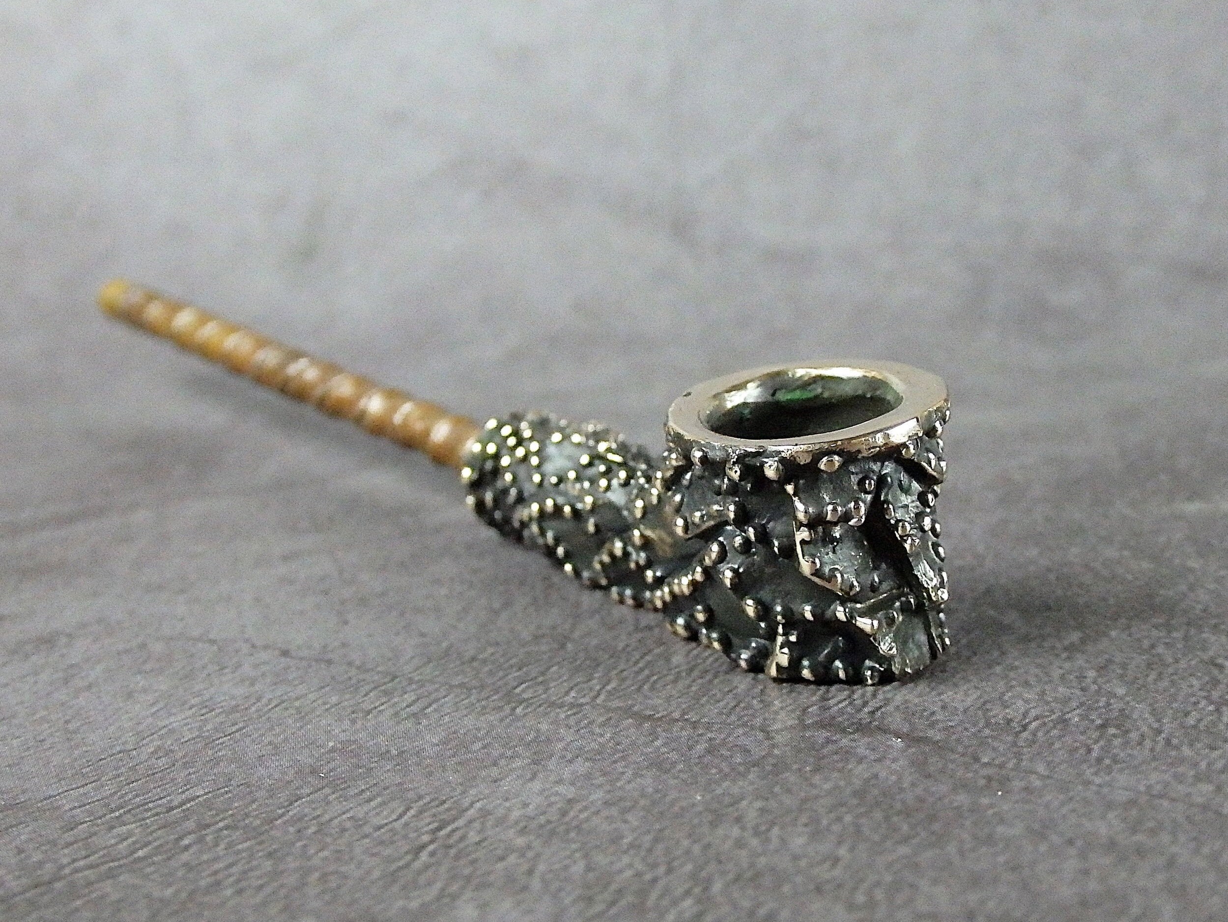 Rivets smoking Pipe original hand made smoking souvenir | Etsy