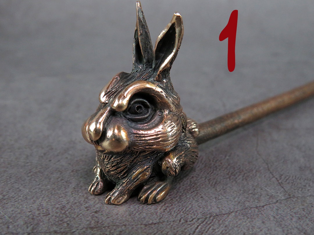 Rabbit Pipe, Creative Handmade Smoking Set, Custom Bronze Souvenir ...