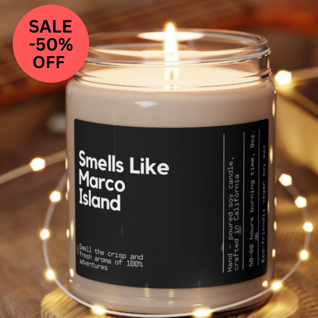 Smells Like Marco Island Florida Soy Wax Candle, Marco Island Candle ...