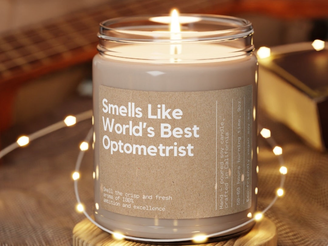 Optometrist Optometry Graduation Gift Funny Candle Housewarming Soy Wax ...