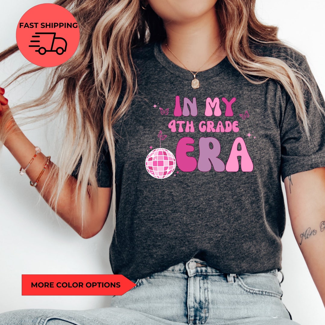 In My Fourth Grade Era, Cute 4th Grader Shirt, Back to School ...