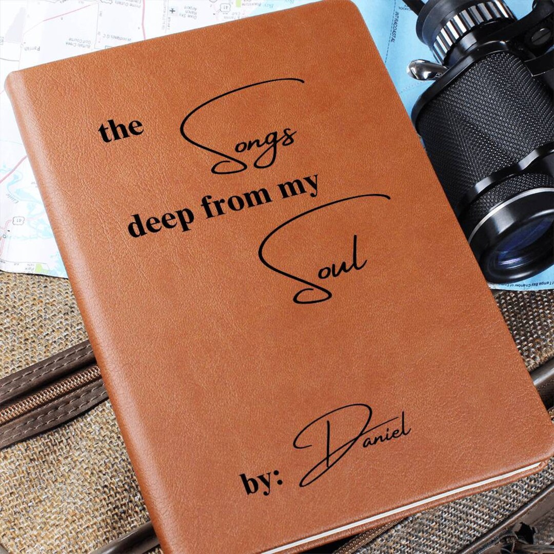 Personalized Lyric Journal Custom Song Writing Music Notebook Music ...