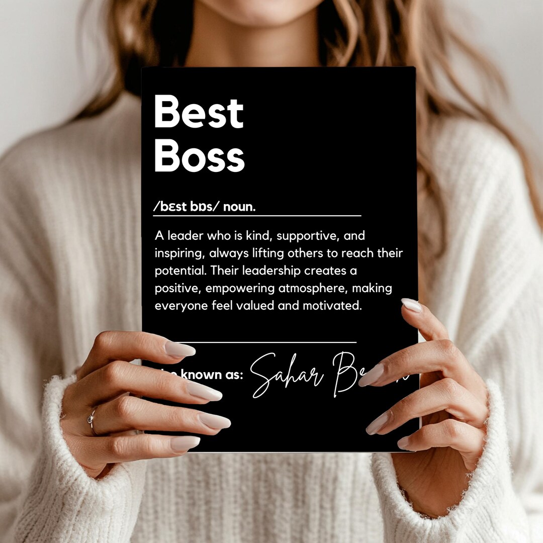 Personalized Boss Journal Custom Gift for Boss Boss Journal Gift ...