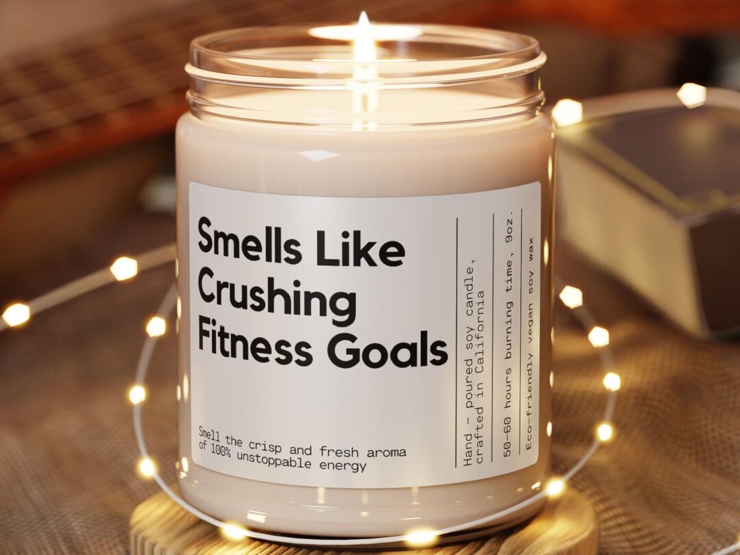 Personalized Fitness Enthusiast Gift Custom Aroma of Crushing Your ...