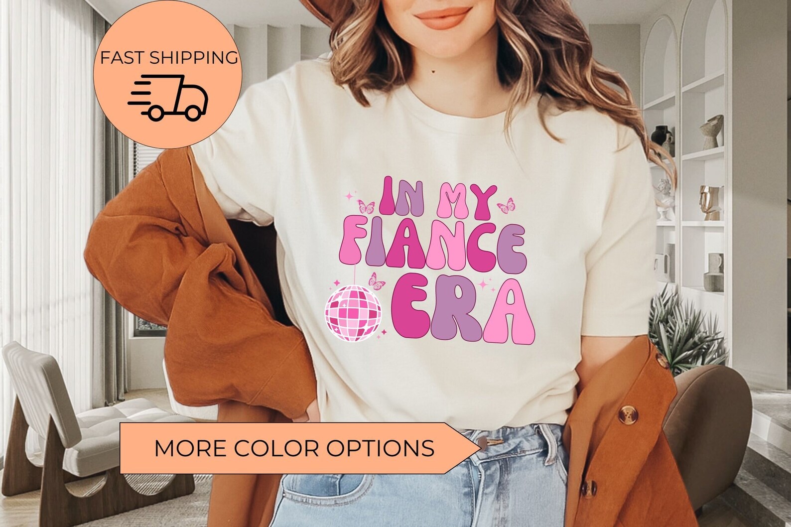 In My Fiance Era Shirt Custom Bride Shirt Engagement Gift - Etsy Canada