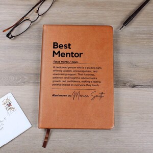 Personalized Mentor Journal Custom Mentor Definition Meaning Gift ...