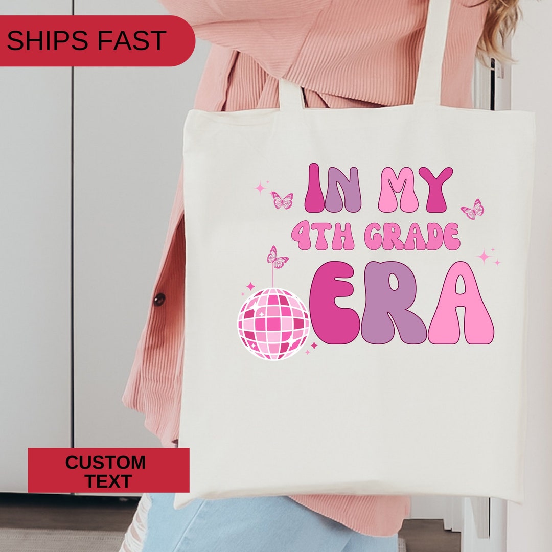 In My Fourth Grade Era Cute 4th Grader Tote Bag Back to School ...