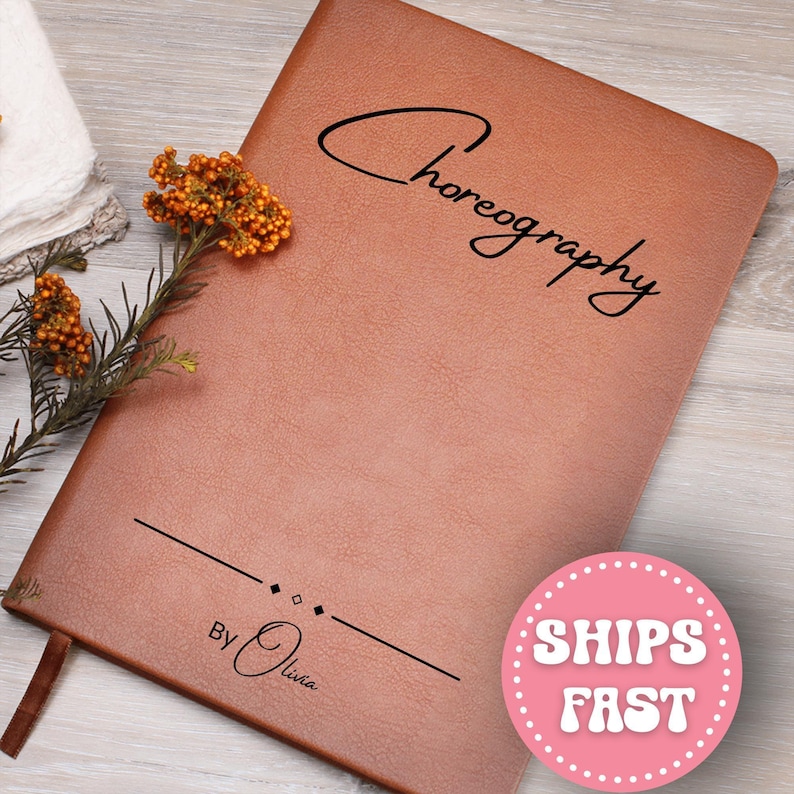 Personalized Choreography Journal, Custom Dance Notebook, Gift for ...