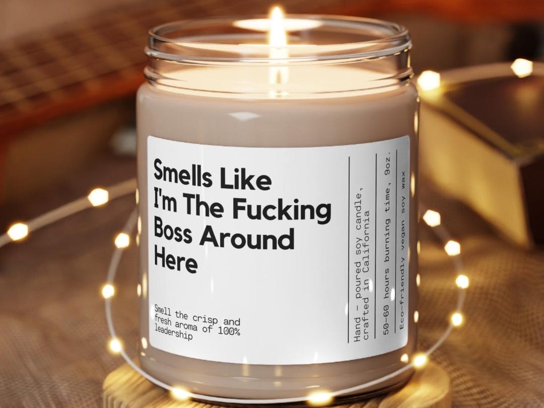 Personalized Boss Gift Appreciation Candle Coworker Gift Entrepreneur ...
