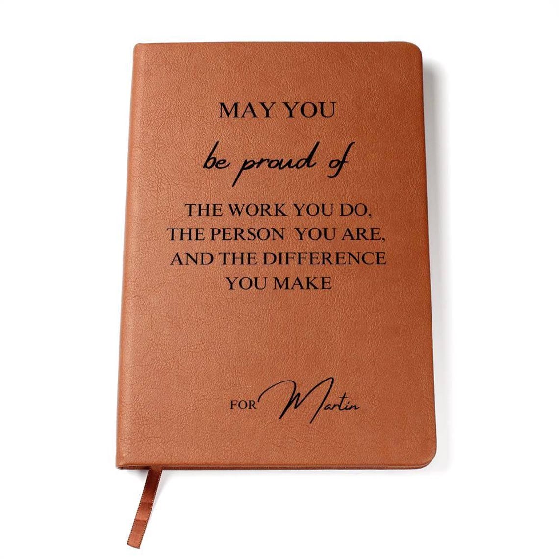 Personalized May You Be Proud Journal Custom Coworker Birthday Gift ...